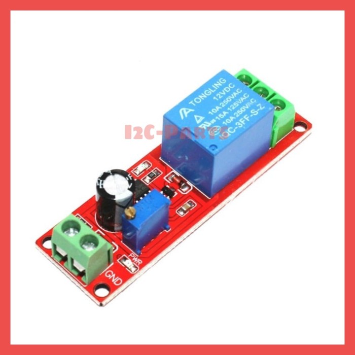 Jual NE555 Delay Timer Relay Time Delay Switch 12V Adjustable Module 0 ...