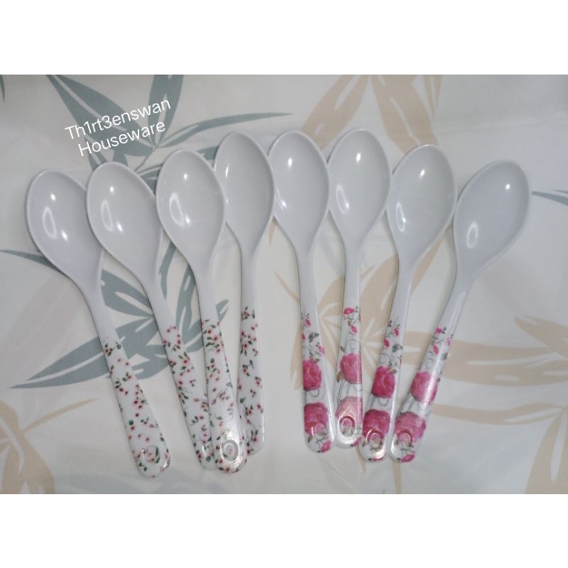 Jual Sendok makan melamin murah/3 Set- COD AMANAH (Th-008) | Shopee ...