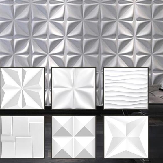 Jual 50x50cm 3D Wall Panel PVC Wallpaper Dinding PVC Dekorasi Dinding ...