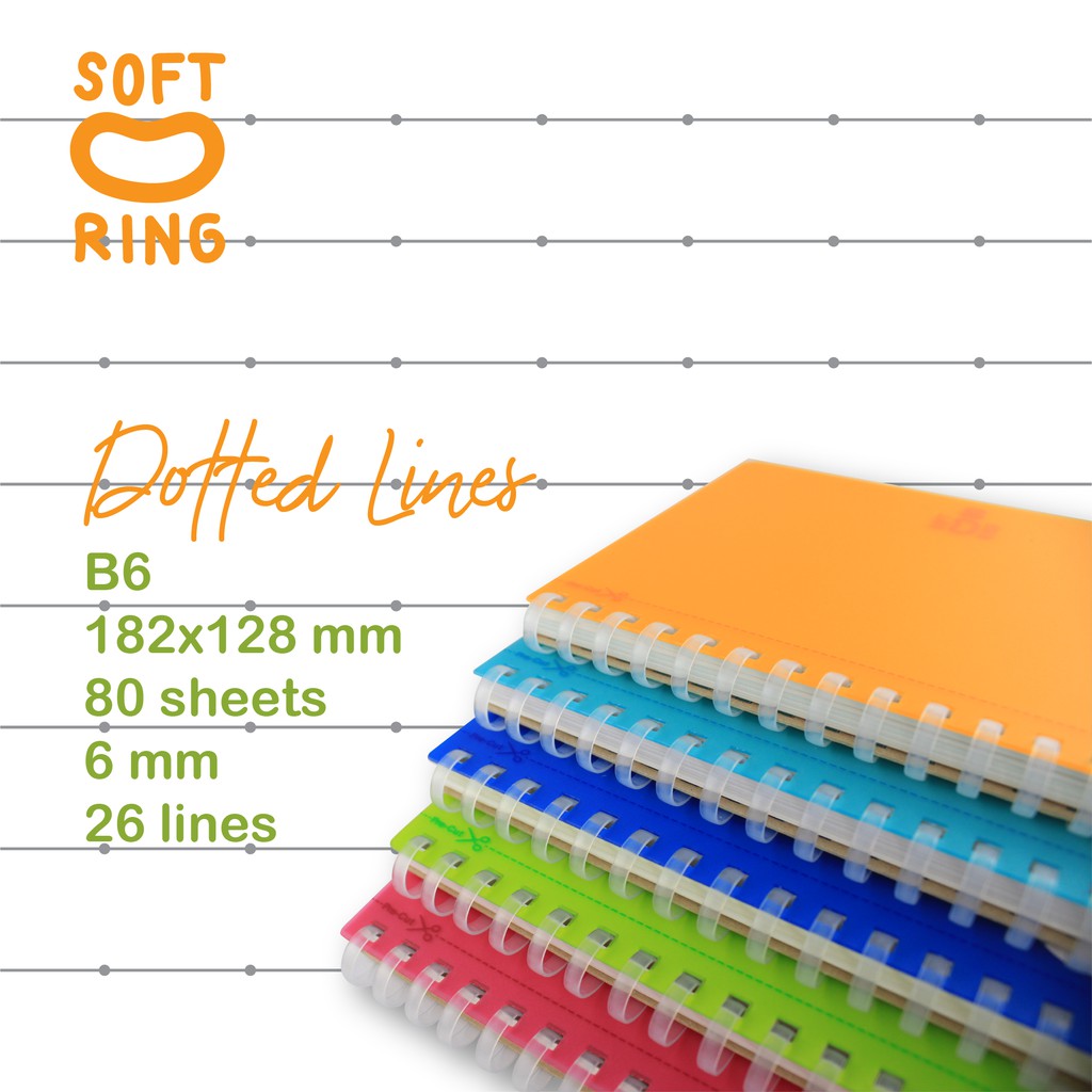 Jual Kokuyo Softring Notebook Dotlines - B6 | Shopee Indonesia