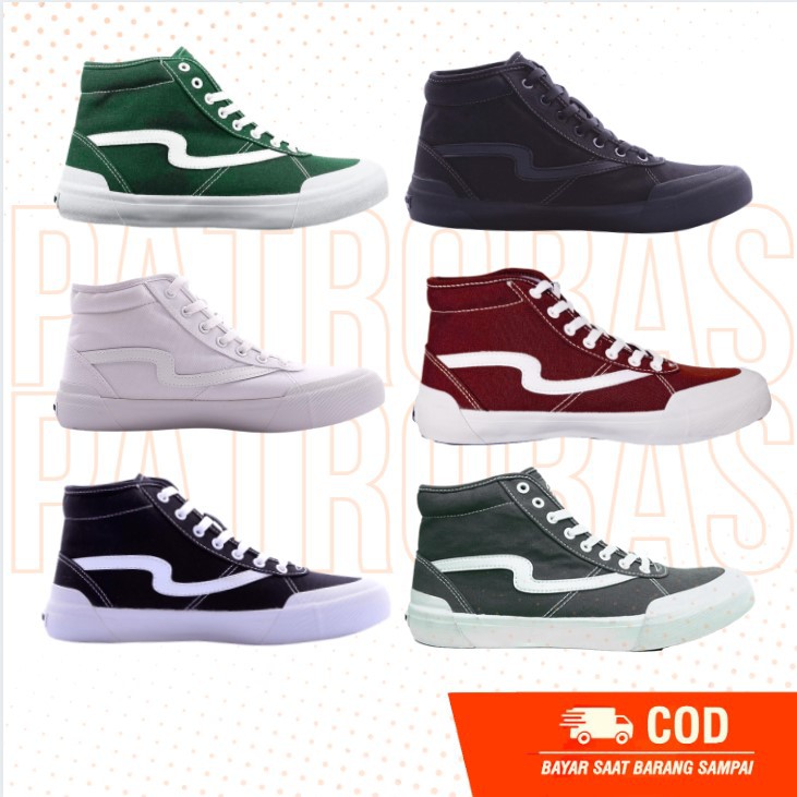 Jual PATROBAS IVAN HIGH - Sepatu Sneakers Sekolah Canvas Pria Wanita ...