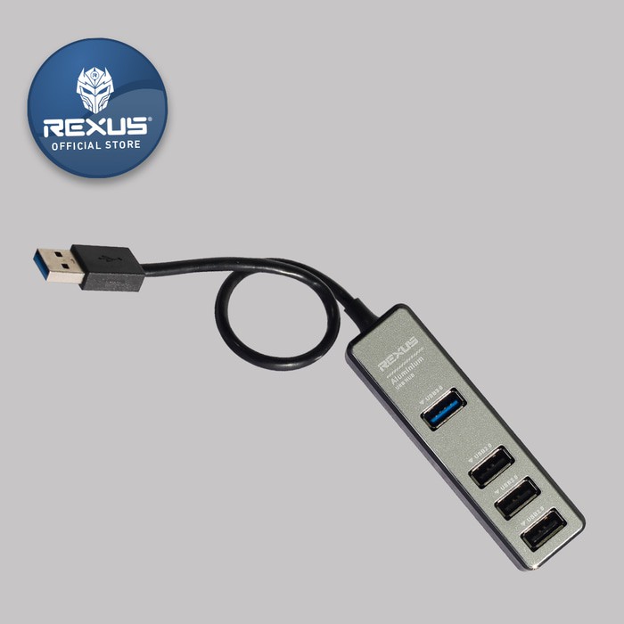 Jual Rexus USB HUB RXH 329 RXH329 4 Port 3.0 2.0 Super Speed 5120Mbps Support 2TBHDD | Shopee ...