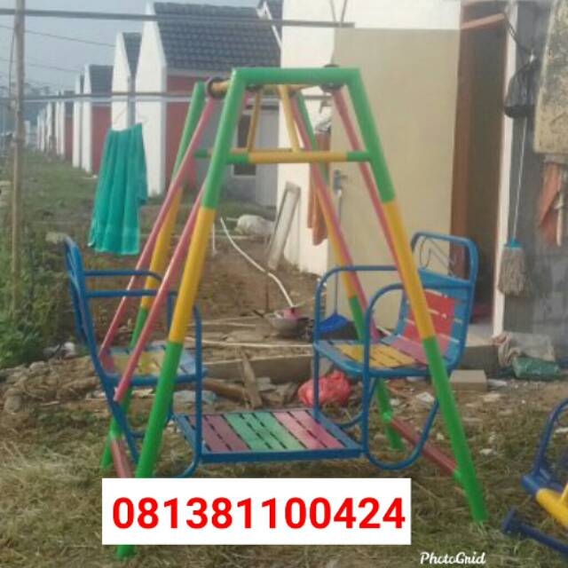 Jual Ayunan besi ayunan taman bangku 60 ayunan tk dan paud mainan ...