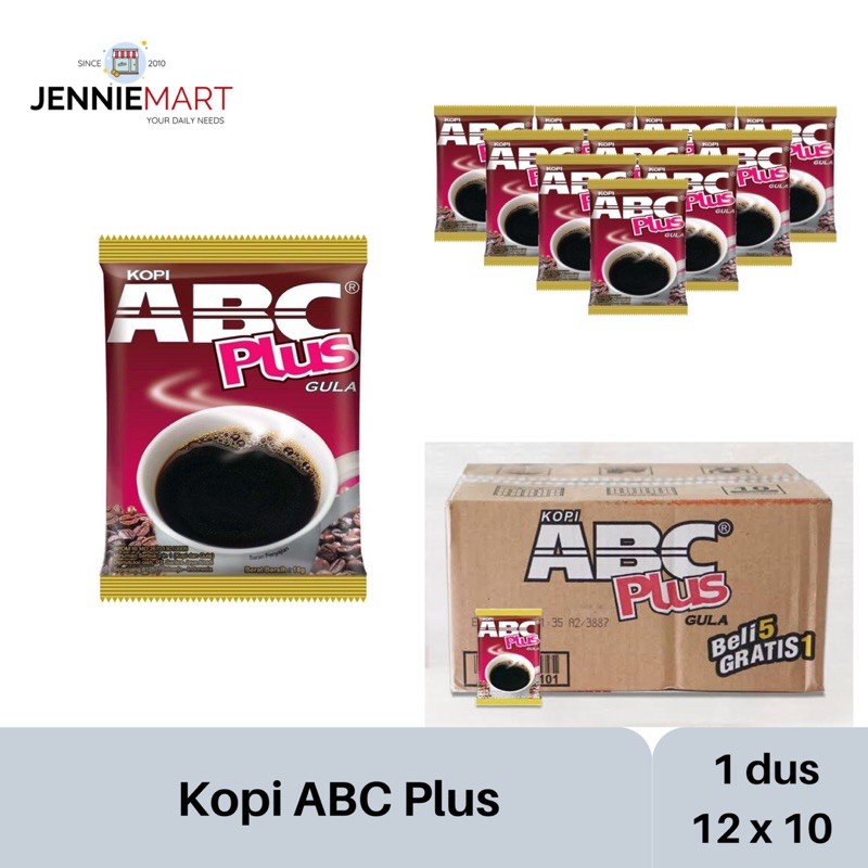 Jual Kopi ABC Plus Gula 1 Dus 12 x 10 Sachet x 18 gram | Shopee Indonesia