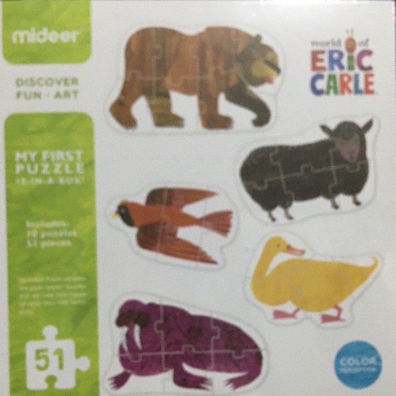 Jual Mideer My First Puzzle Set 10 Puzzles 51 Pcs | Shopee Indonesia