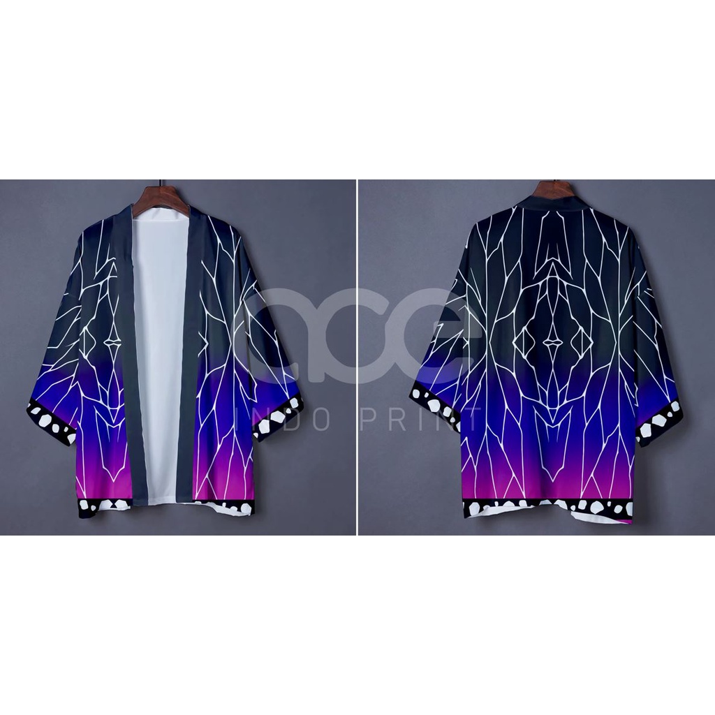 Jual baju Fullprint Kimono Haori Casual Unisex Anime Custom Kimetsu no ...