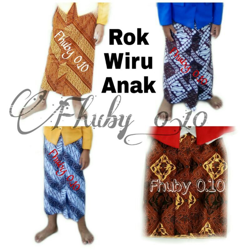 Jual ROK BATIK WIRU ANAK PAUD SAMPAI SMP || ROK BATIK INSTAN | Shopee ...