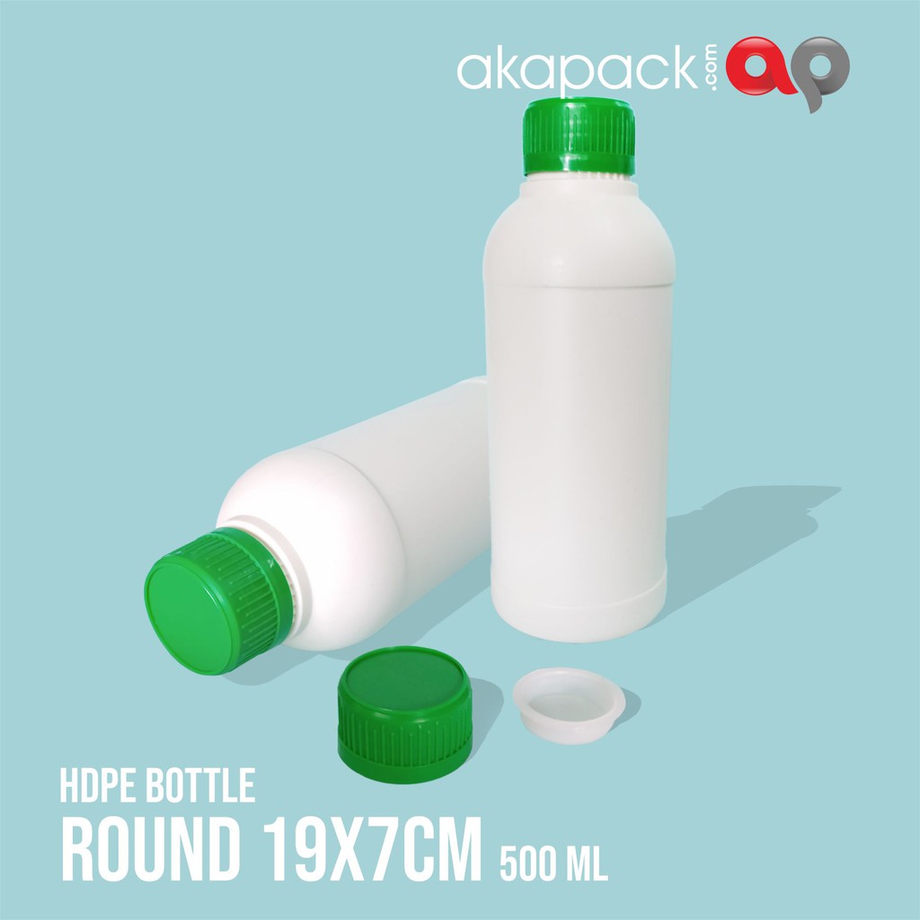 Jual BOTOL AGRO LABOR PUPUK 500ML (BODY PUTIH DOVE) TUTUP HIJAU ...