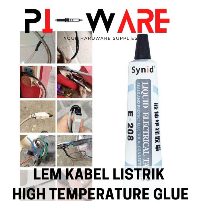 Jual Lem Kabel Listrik Insulating High Temperature Sealing Glue Isi 30 ...