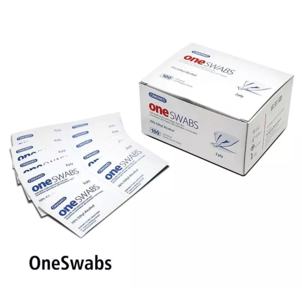 Jual One Swabs Alcohol Tissue Alkohol Onemed Tisu Sterilisasi | Shopee ...