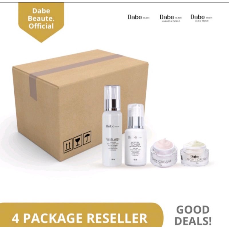 Jual Dabe beaute Reseller(4 package) | Shopee Indonesia