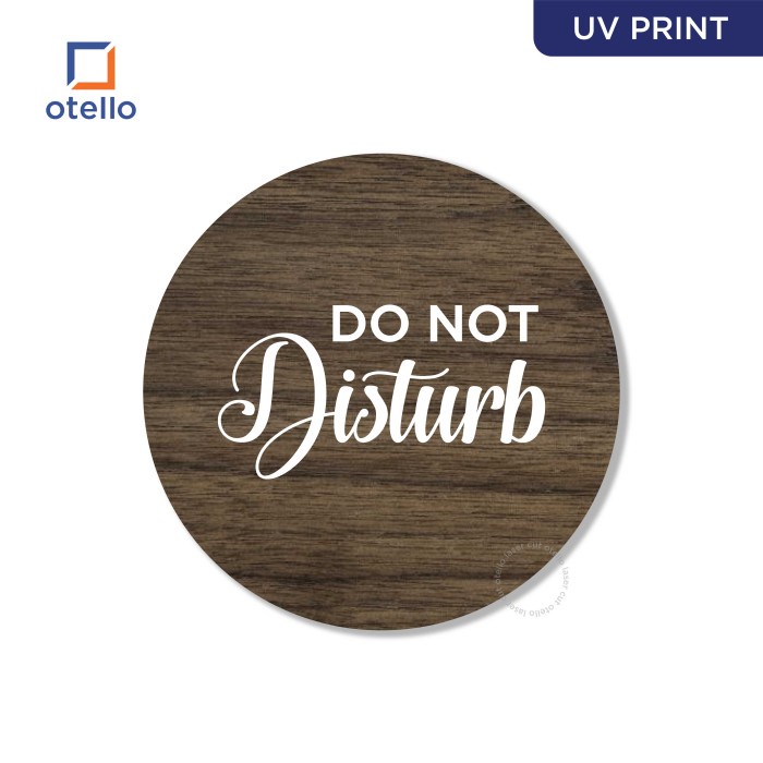 Jual Signage Do Not Disturb Sign Board Jangan Diganggu Papan Peringatan ...