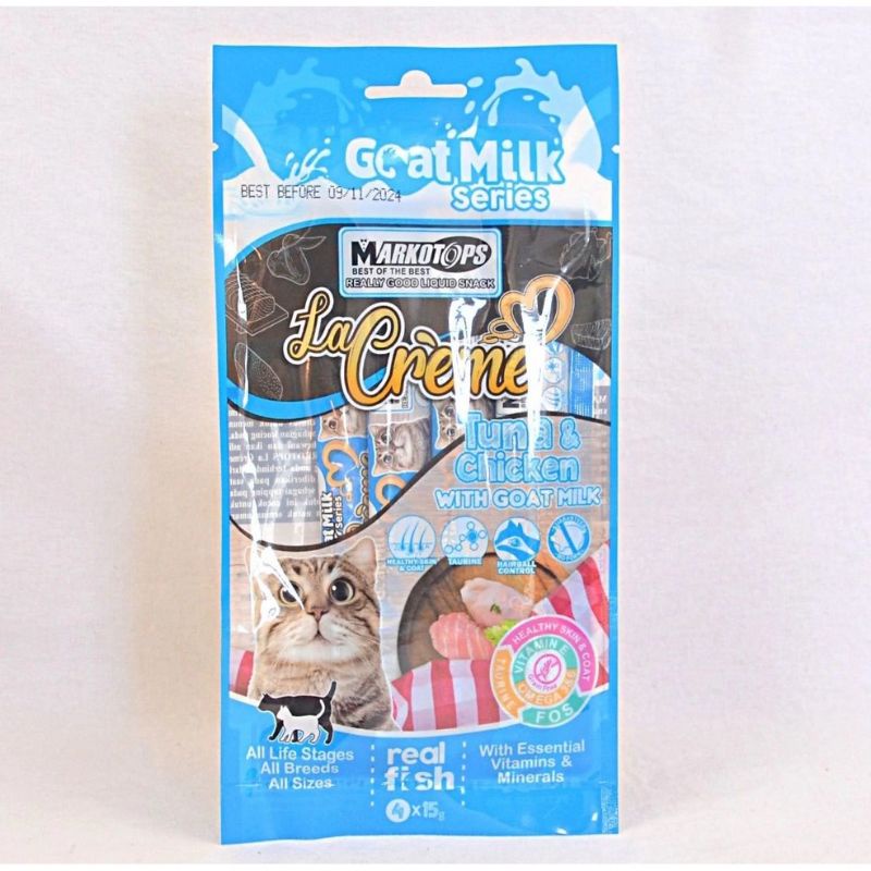 Jual markotops la creme , snack kucing markotop sachet 15 gr x4 ...