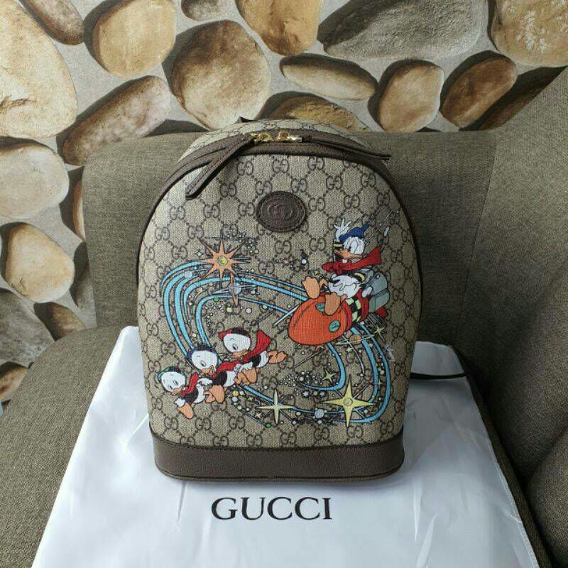 Jual Gucci x Disney Donald Duck backpack AP552884-2 (Pls baca deskripsi ...