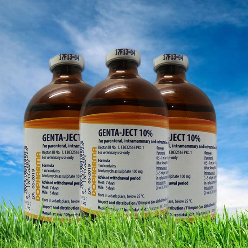 Jual GENTA-JECT 100 ml Gentamycin 10% Gentaject | Shopee Indonesia