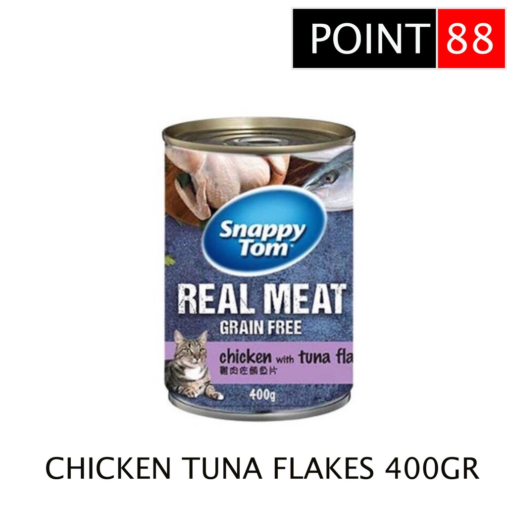 Jual SNAPPY TOM Chicken With Tuna Flakes 400gr | Shopee Indonesia