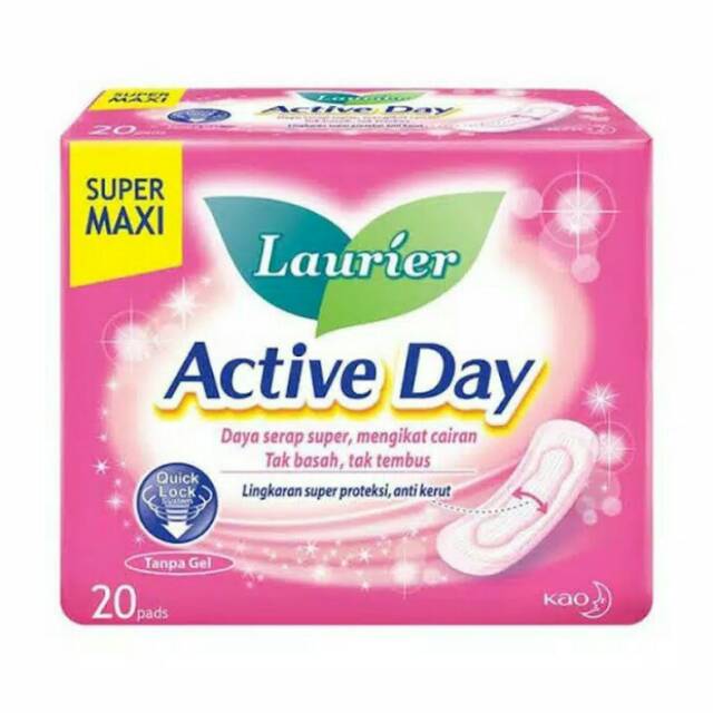 Jual Softex Laurier Super Maxi Pembalut Wanita 20 pads non wings ...