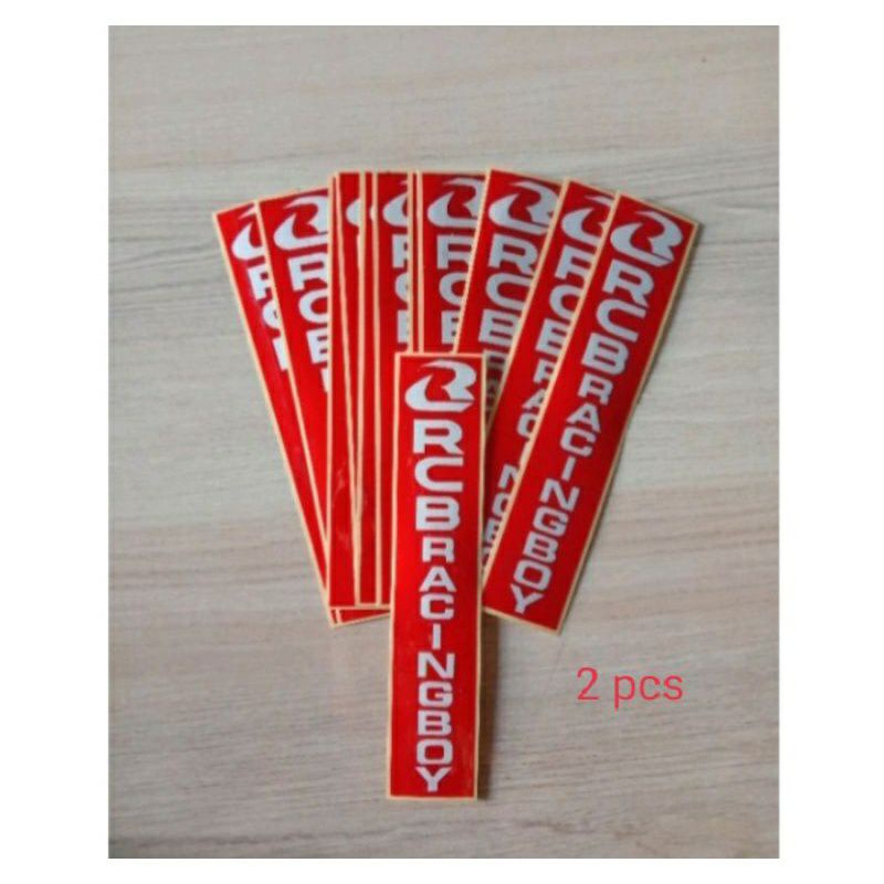 Jual Sticker RCB Racing Boy Shock Depan Motor Sepasang | Shopee Indonesia