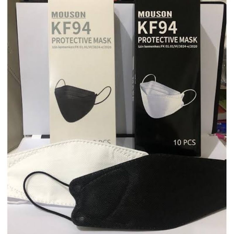 Jual MASKER KF94 PUTIH DAN HITAM | Shopee Indonesia
