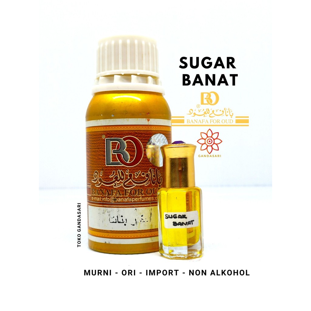 Jual Bibit Parfum BO BANAFA For OUD SUGAR BANAT bana Ori IMPORT Arab Saudi Non Alkohol Banafe ...