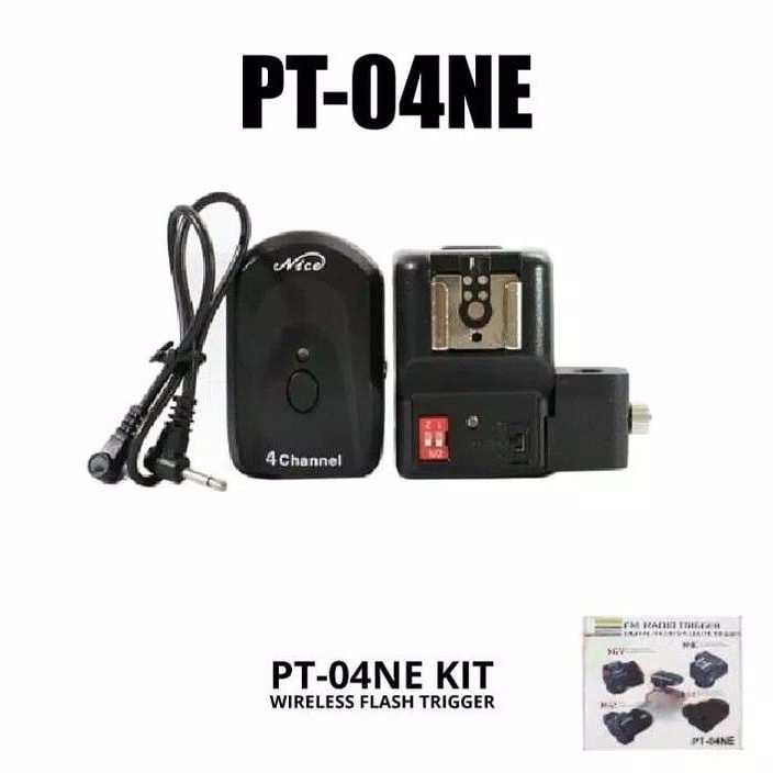 Jual Trigger PT04NE Wireless Trigger Flash Speedlite Universal Transmitter Reicever PT 04ne PT04 ...