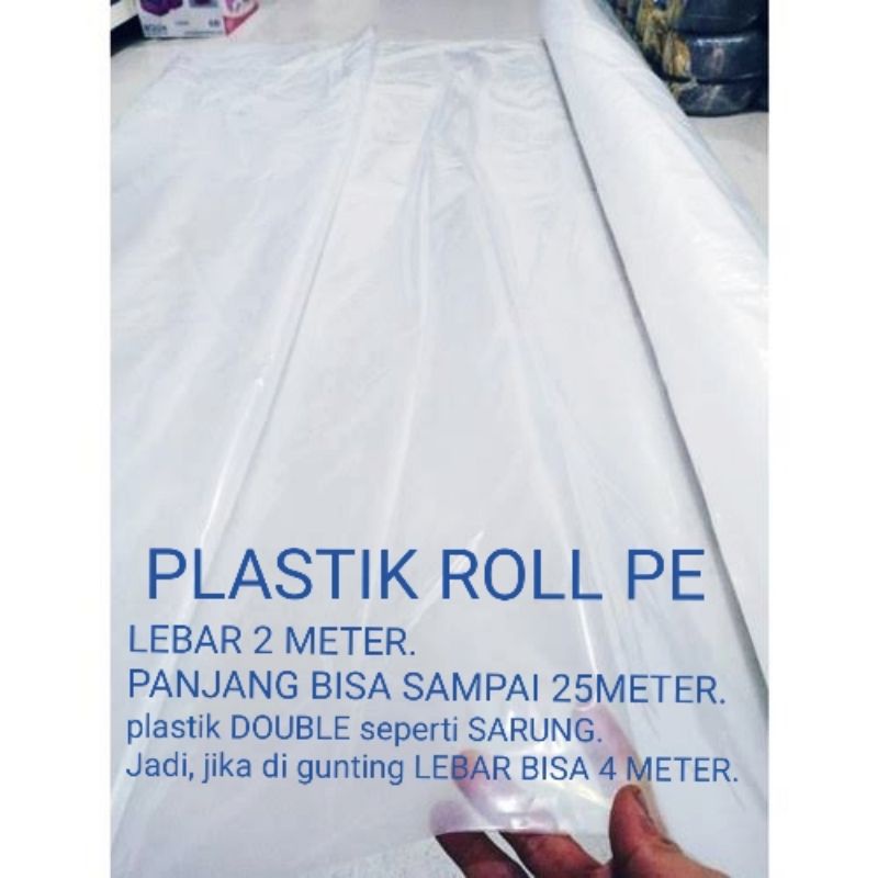 Jual Plastik ROLL 25 METER Tebal Kuat Super Jumbo Besar | Penutup ...