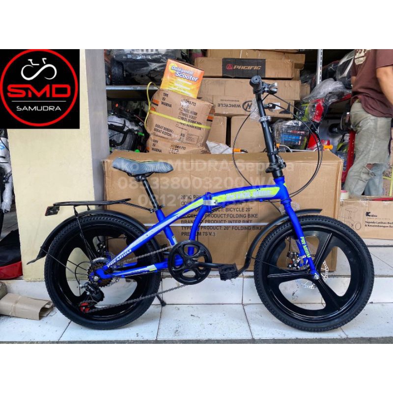 Jual Sepeda Lipat Folding 20 InterBike V3 Velg Racing Shimano 7sp Murah ...