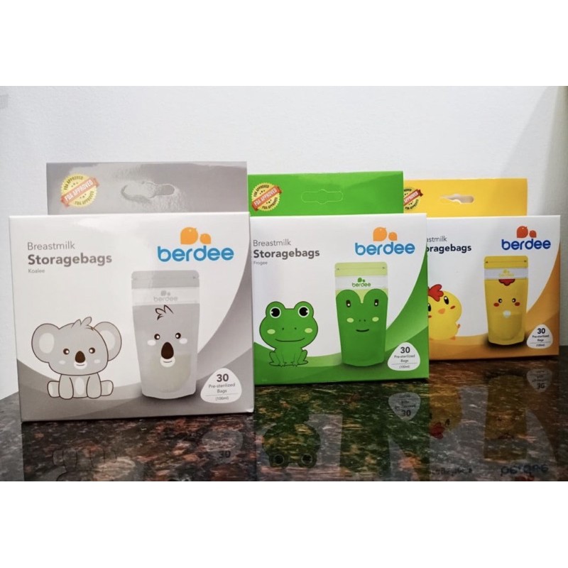 Jual Berdee Storagebags 100ml - 30 Bags ( Kantong Penyimpanan Asi ...