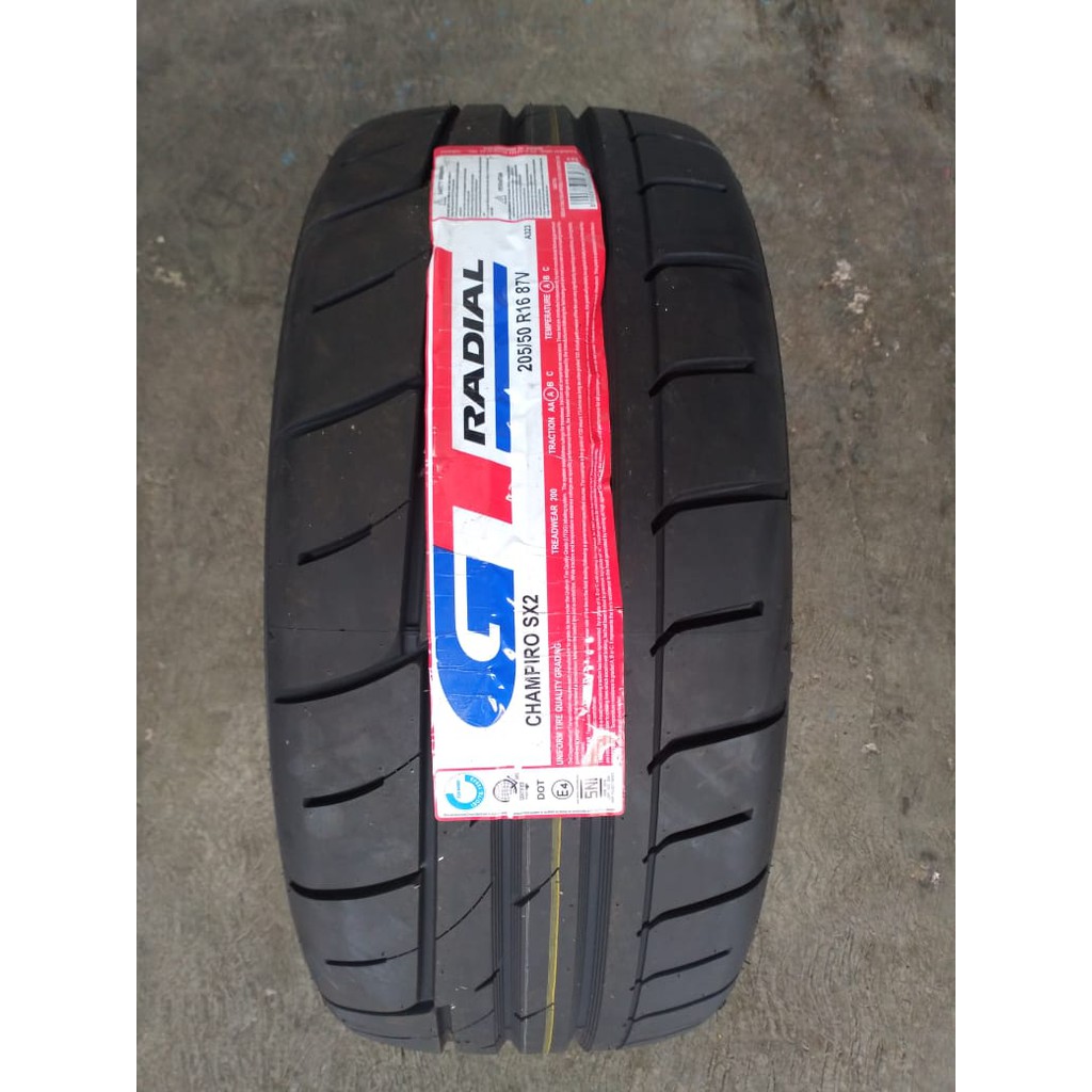 Jual GT Radial Champiro SX2 205/50 R16 Ban Mobil Balap Drag Semi Slick | Shopee Indonesia