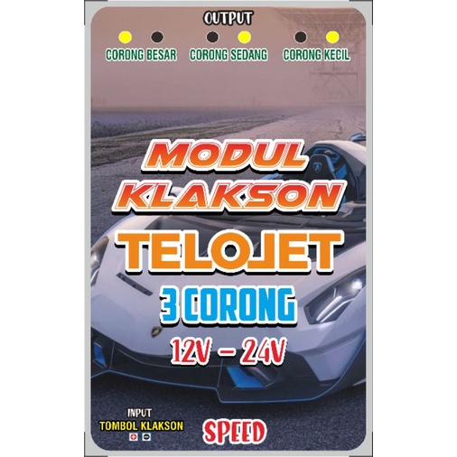 Jual MODUL KLAKSON TELOLET 3CORONG PUTUS² POTENSIO LUAR 12V/24V ...