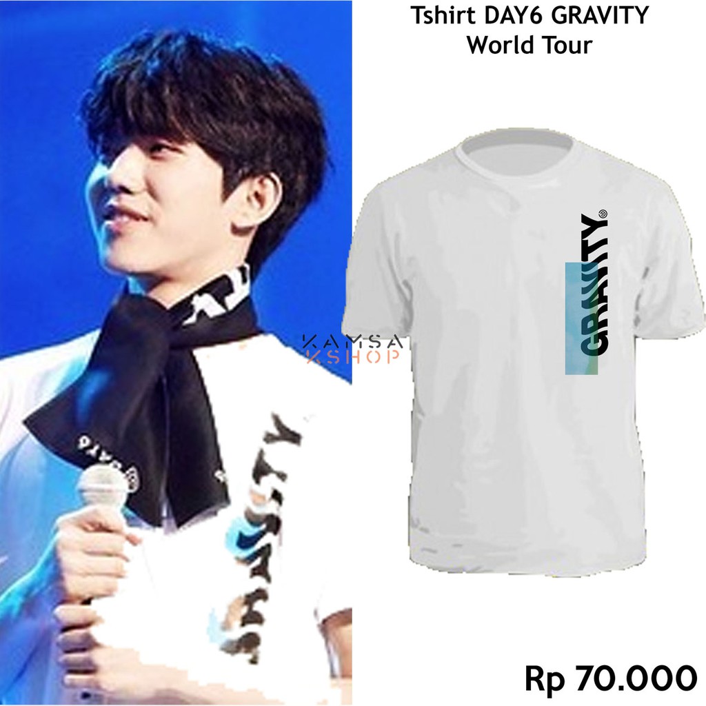 Jual BAJU DAY6 GRAVITY WORLD TOUR TSHIRT DAY6 GRAVITY WORLD TOUR KAOS ...