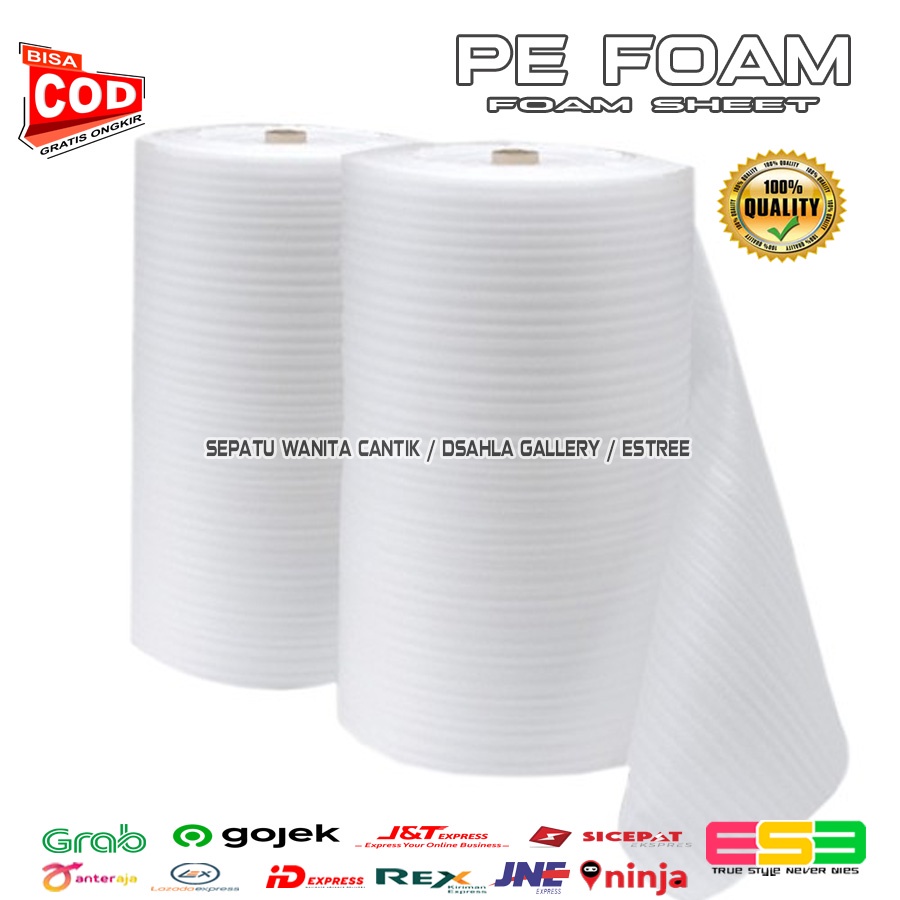 Jual Busa Foam Tipis Lembaran Putih Pe Foam Sheet 3 mm Untuk Warpping ...