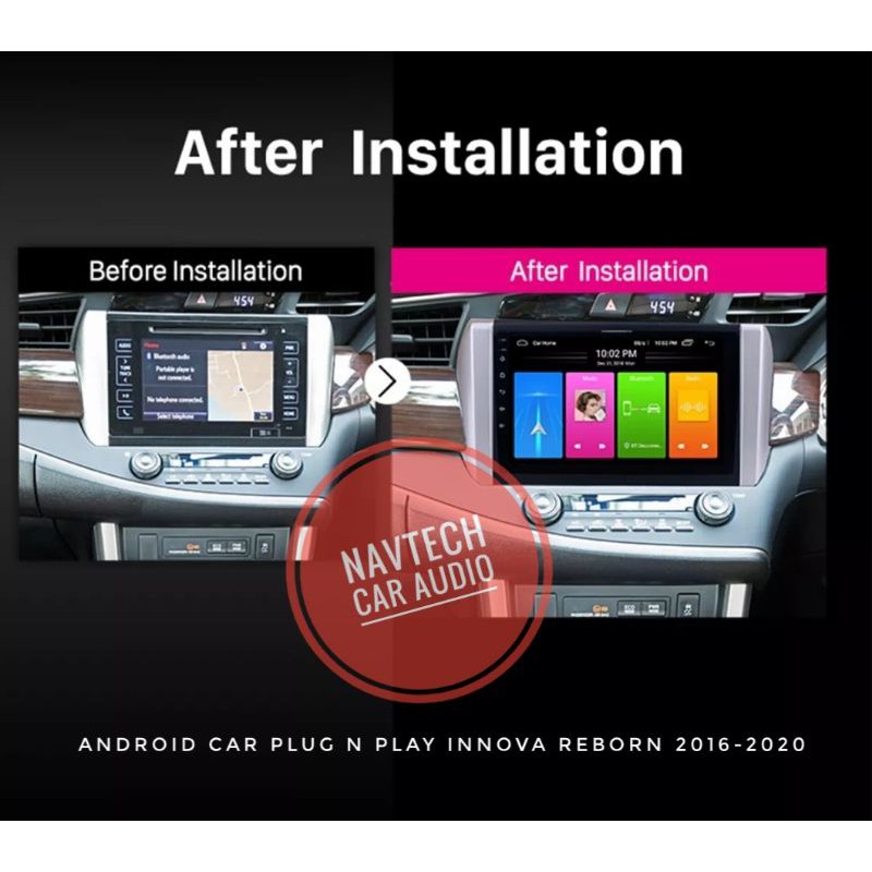 Jual Head unit android 10 inch Innova Reborn 2016-2020 | Shopee Indonesia