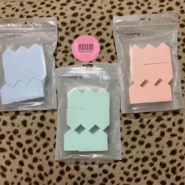 Jual Isi 9 MAKEUP SPONGE MINISO / segitiga busa makeup foundation ...
