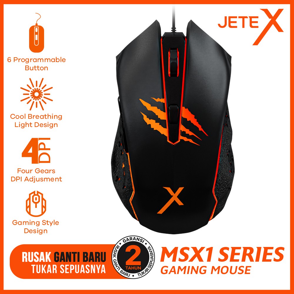Jual Mouse Gaming JeteX MSX1 Series | Shopee Indonesia