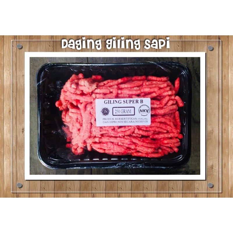 Jual Daging Giling Sapi Super B 250gr | Shopee Indonesia