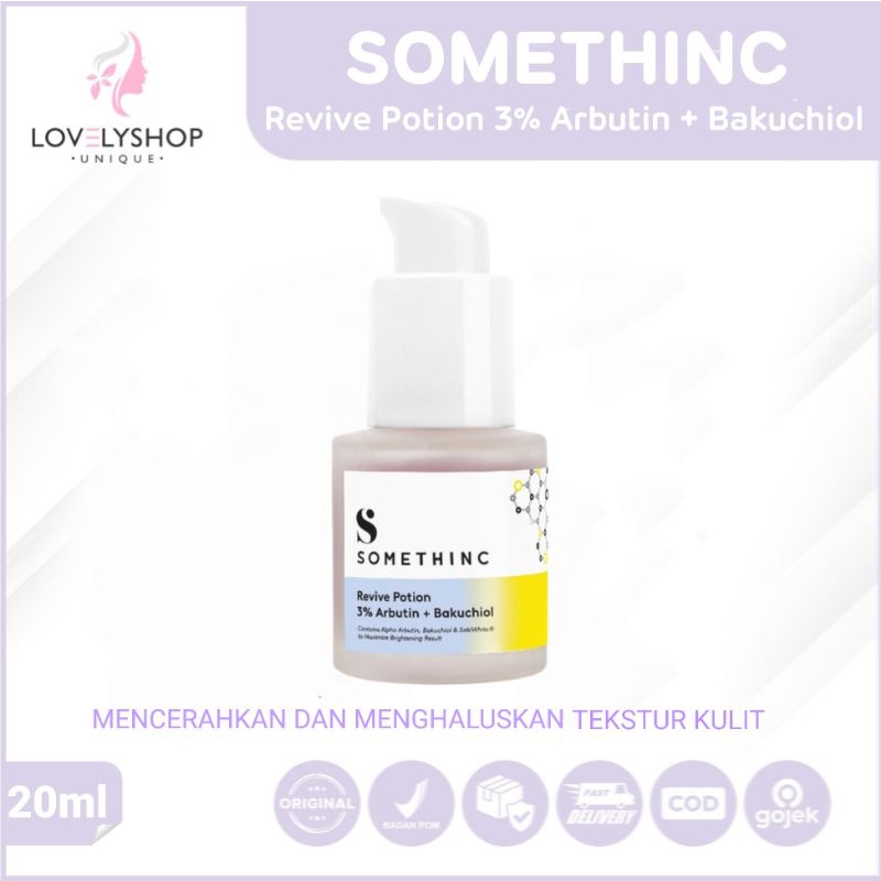 Jual SOMETHINC Revive Potion 3% Arbutin + Bakuchiol Serum (20ml ...