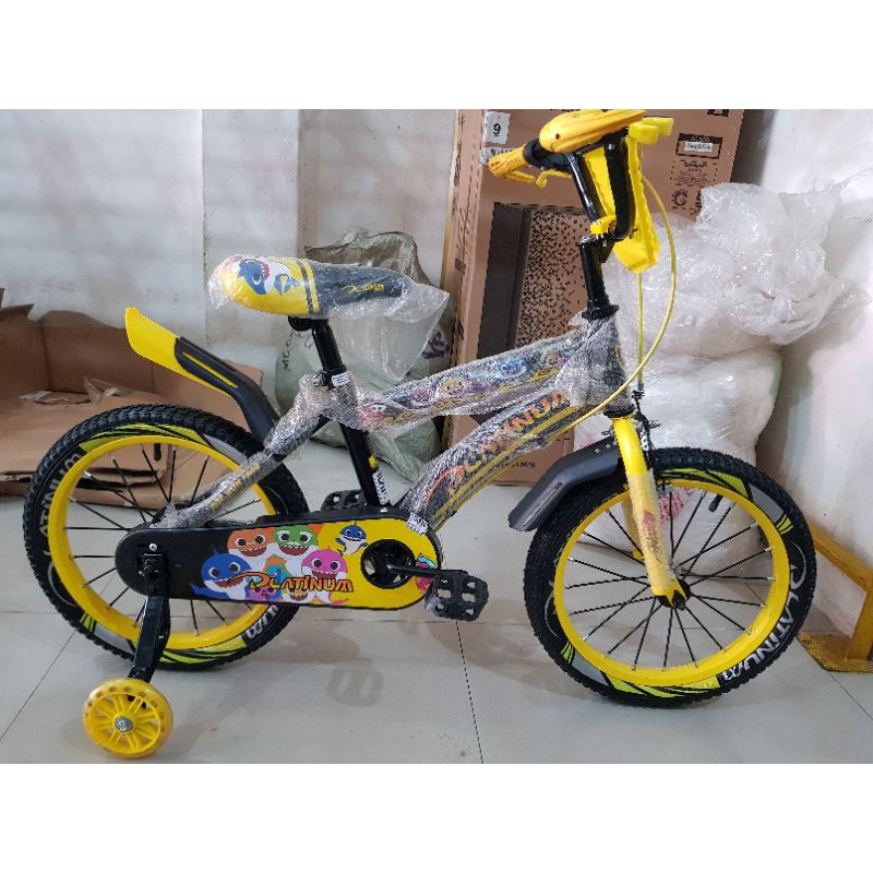 Jual Sepeda Anak Sepeda BMX 16 inch PLATINUM ( Baby Shark ) ( Warna ...