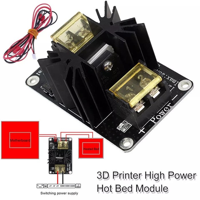 Jual MOS30 Mosfet Driver for 3D Printer Heat bed Extruder Hotend MOS ...