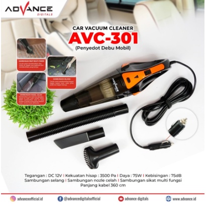 Jual Advance Vacuum Cleaner AVC 301 Penyedot Debu Portable Wireless ...