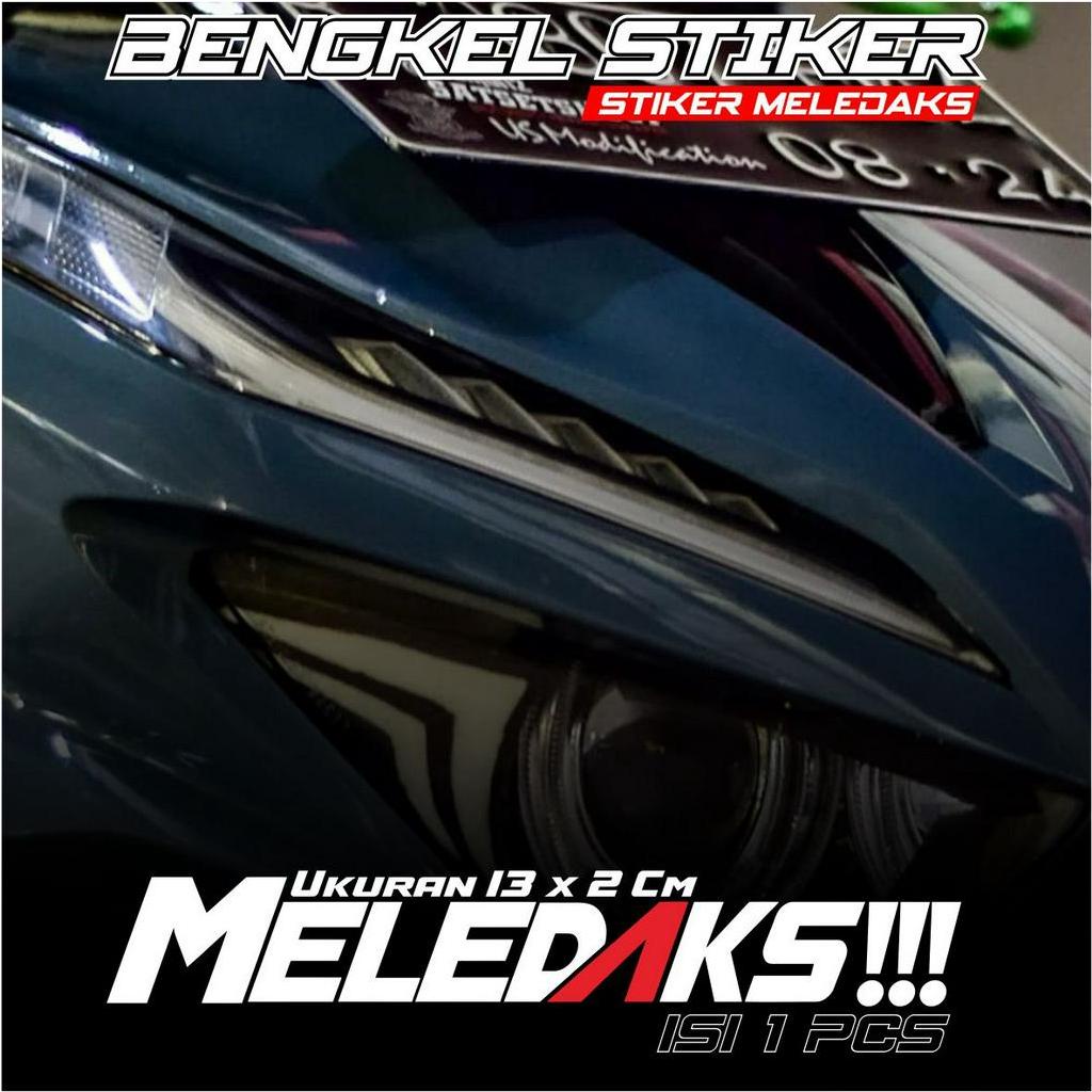 Jual Stiker Motor Meledaks Stiker Motor BEAT VARIO MIO SCOOPY AEROX ...