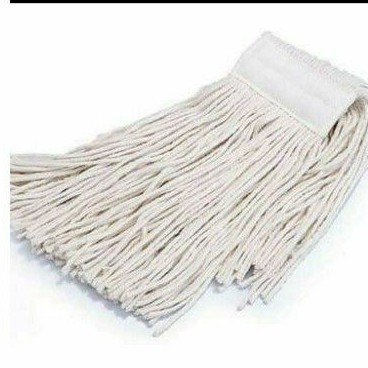 Jual Refill Cotton Mop 15x35cm PUTIH/ Refill Mop Katun/ Refill Pel ...