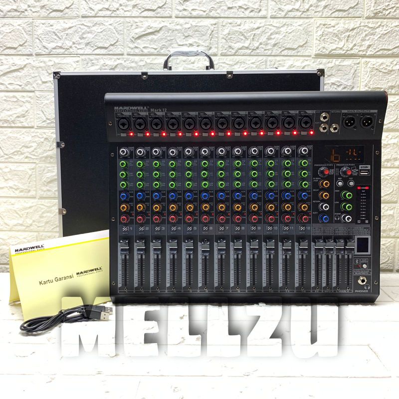 Jual Mixer Hardwell Mark 12 Original 12 Channel USB Interface - Bluetooth | Shopee Indonesia