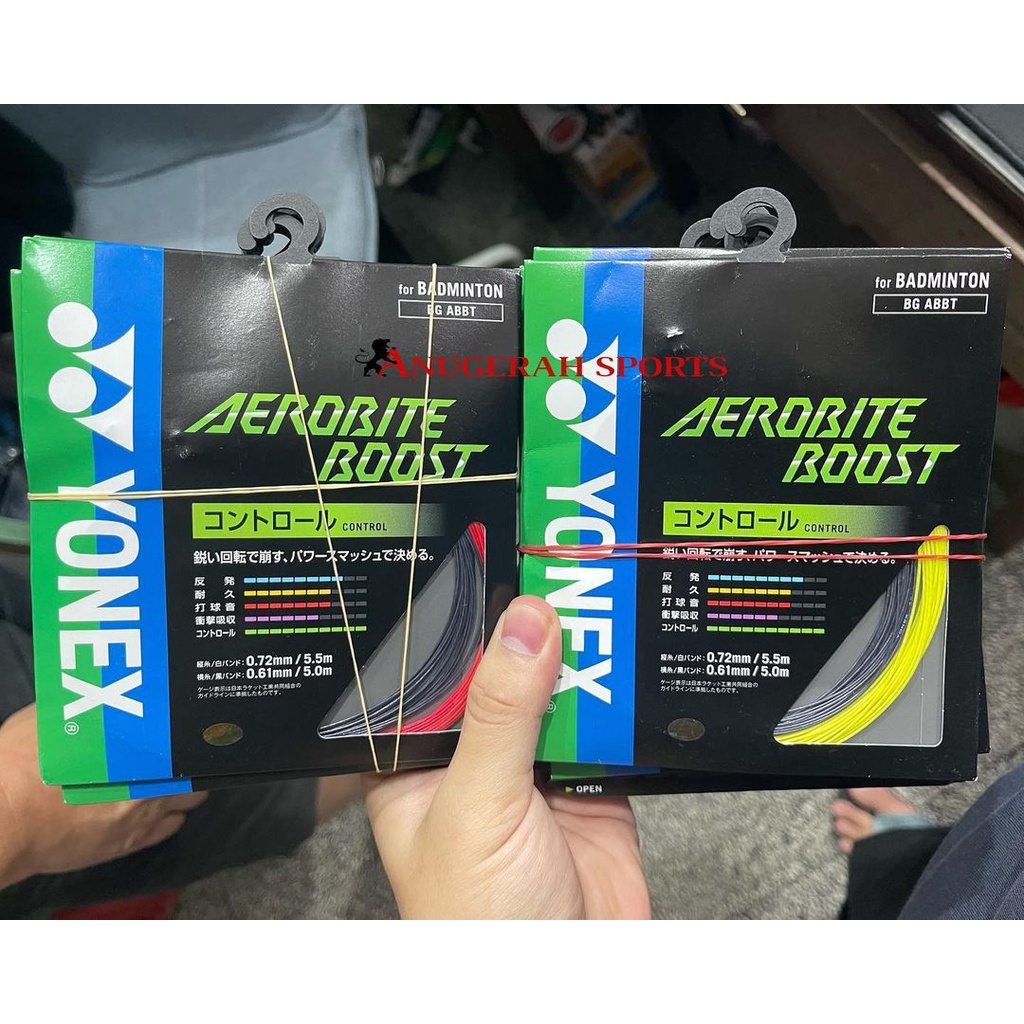 Jual SENAR RAKET BADMINTON ANGYNX AEROBITE BOOST JP ORIGINAL (EXCLUSIVE ...