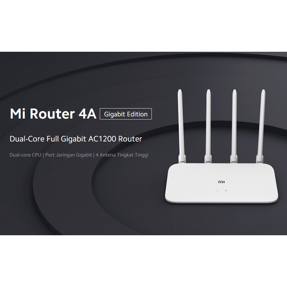Jual Mi Router 4A Gigabit Edition Xiaomi WiFi OpenWrt | Shopee Indonesia