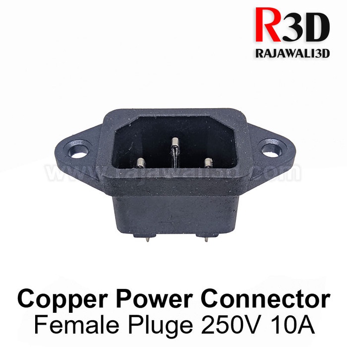 Jual 250V 10A Pure Copper Power Socket Connector | Shopee Indonesia