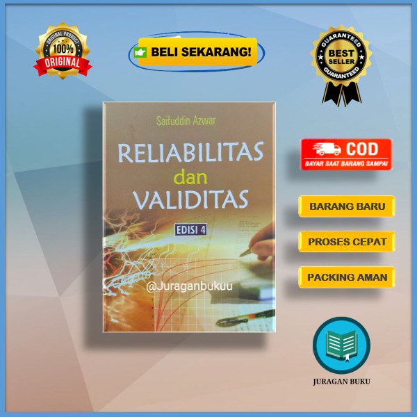 Jual Reliabilitas dan Validitas Saifuddin Azwar edisi 4 | Shopee Indonesia