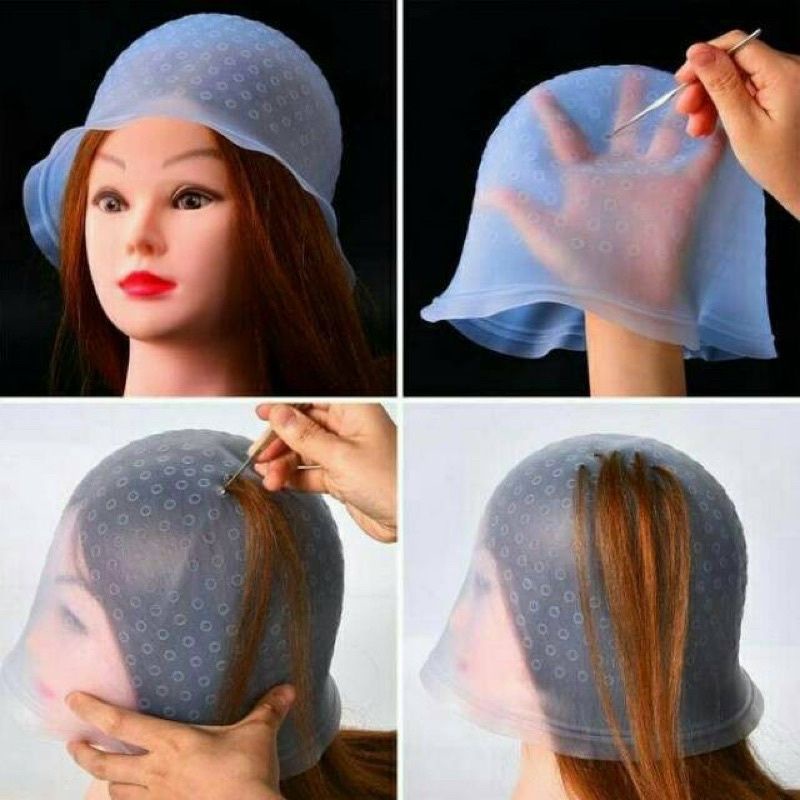 Jual Topi Cat Rambut Highlight Silicon + Kait Besi | Shopee Indonesia