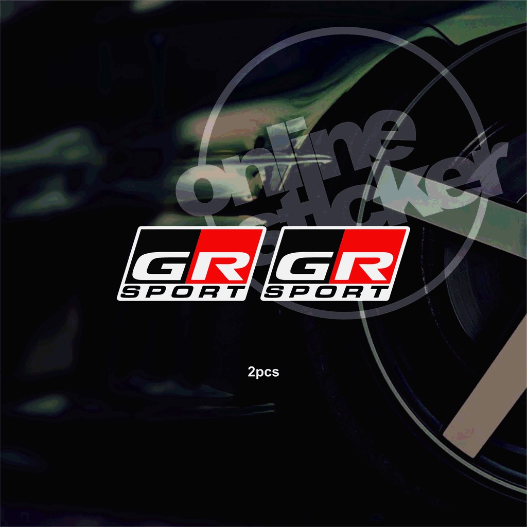 Jual Sticker GR Sport (2psc) | cutting sticker | Shopee Indonesia