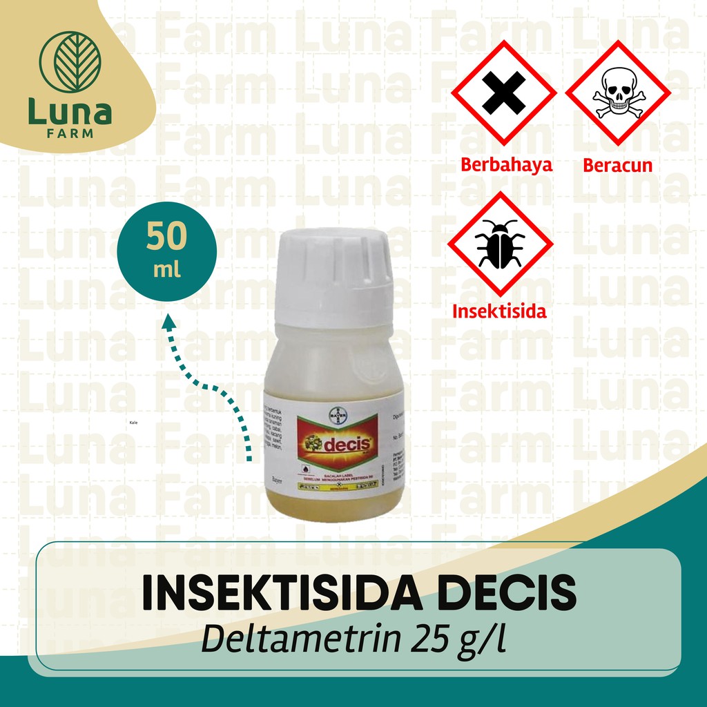 Jual Pestisida Insektisida Decis Deltrametrin 50 ml Racun Serangga Obat ...